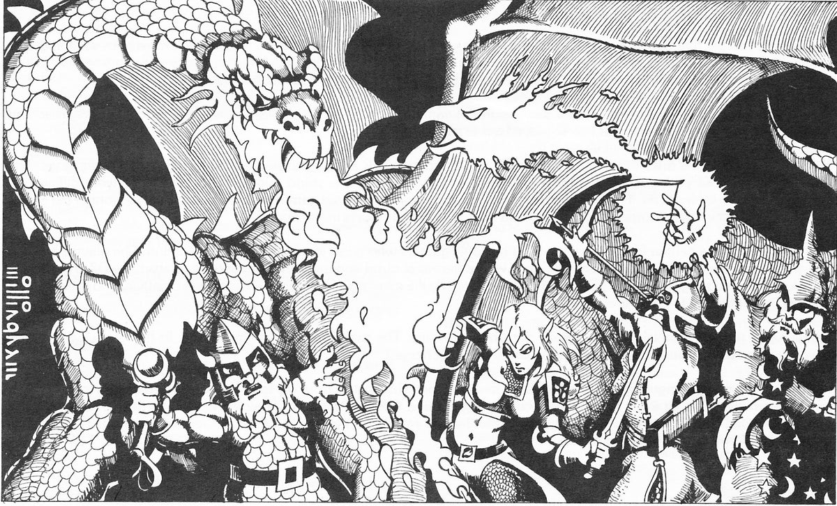 11 Incredible B/W Illustrations from Pre-1985 TSR Modules – Art of the ...